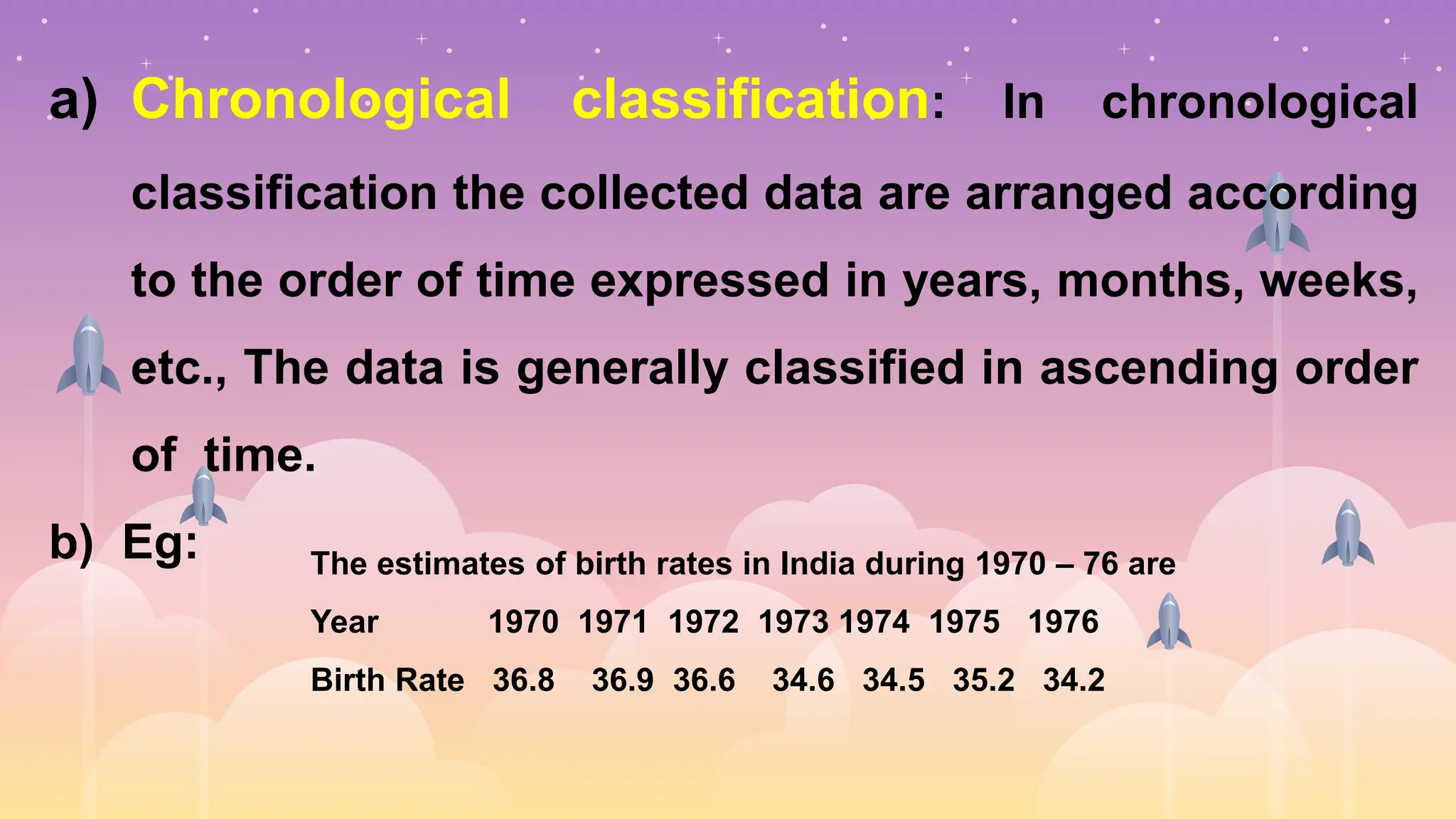 Classification And Tabulation Of Data For I Bsc Ii Semesterppt Databases Computer Software
