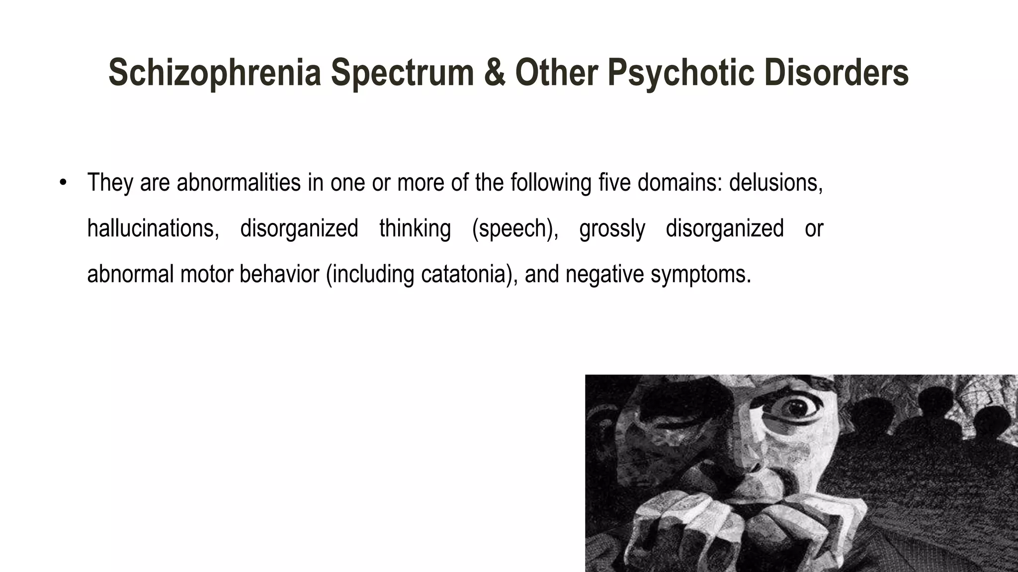 Classification and terminologies in mental health disorders | PPTX