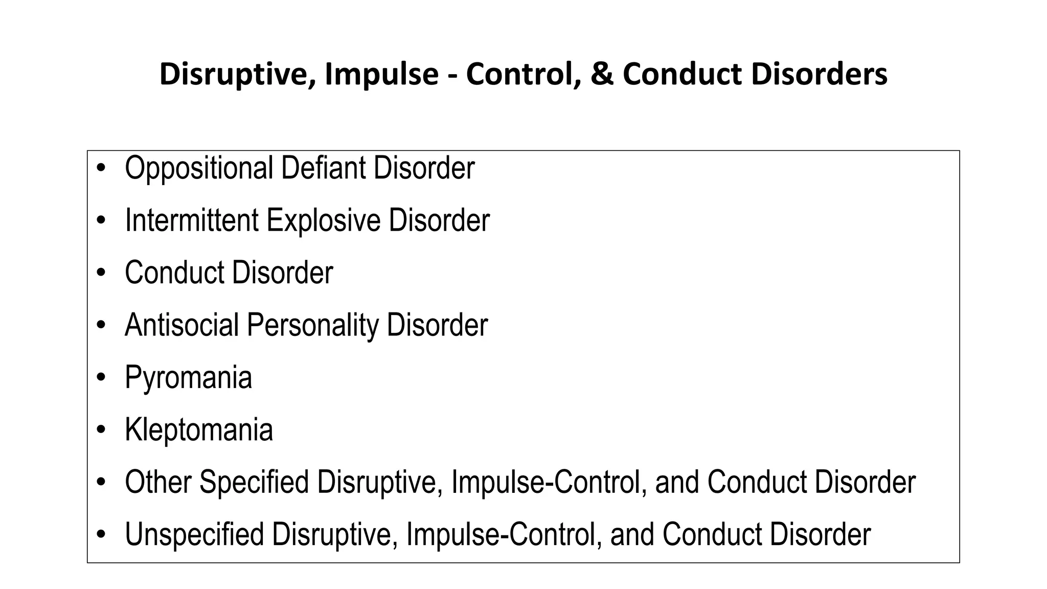 Classification and terminologies in mental health disorders | PPTX
