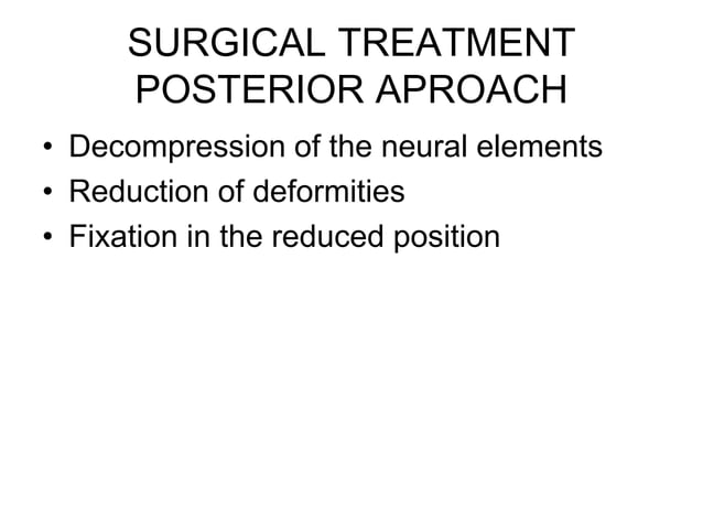 Classification and treament fracture of the spine | PPT