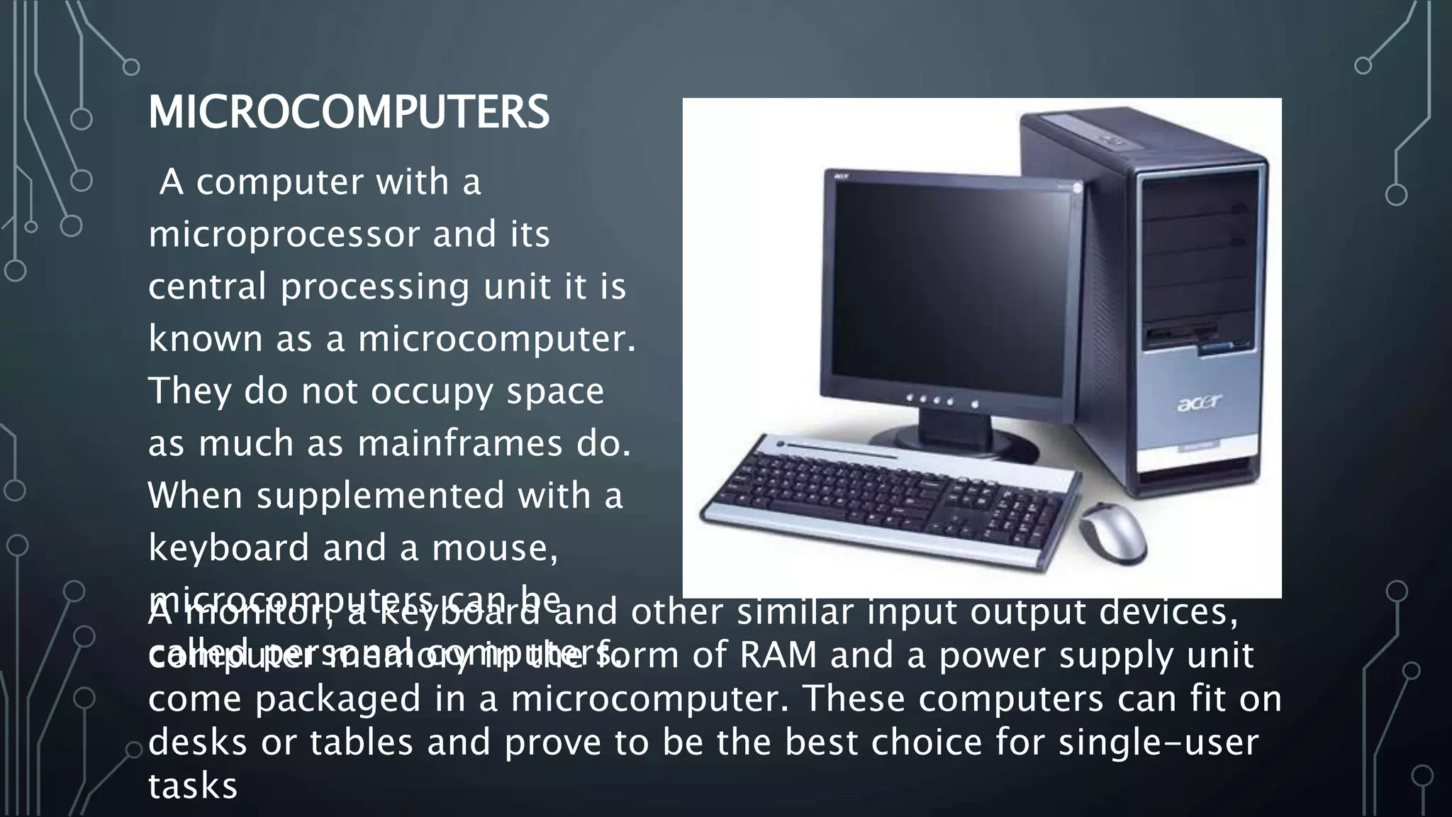 Classification and Types of Computer | PPTX