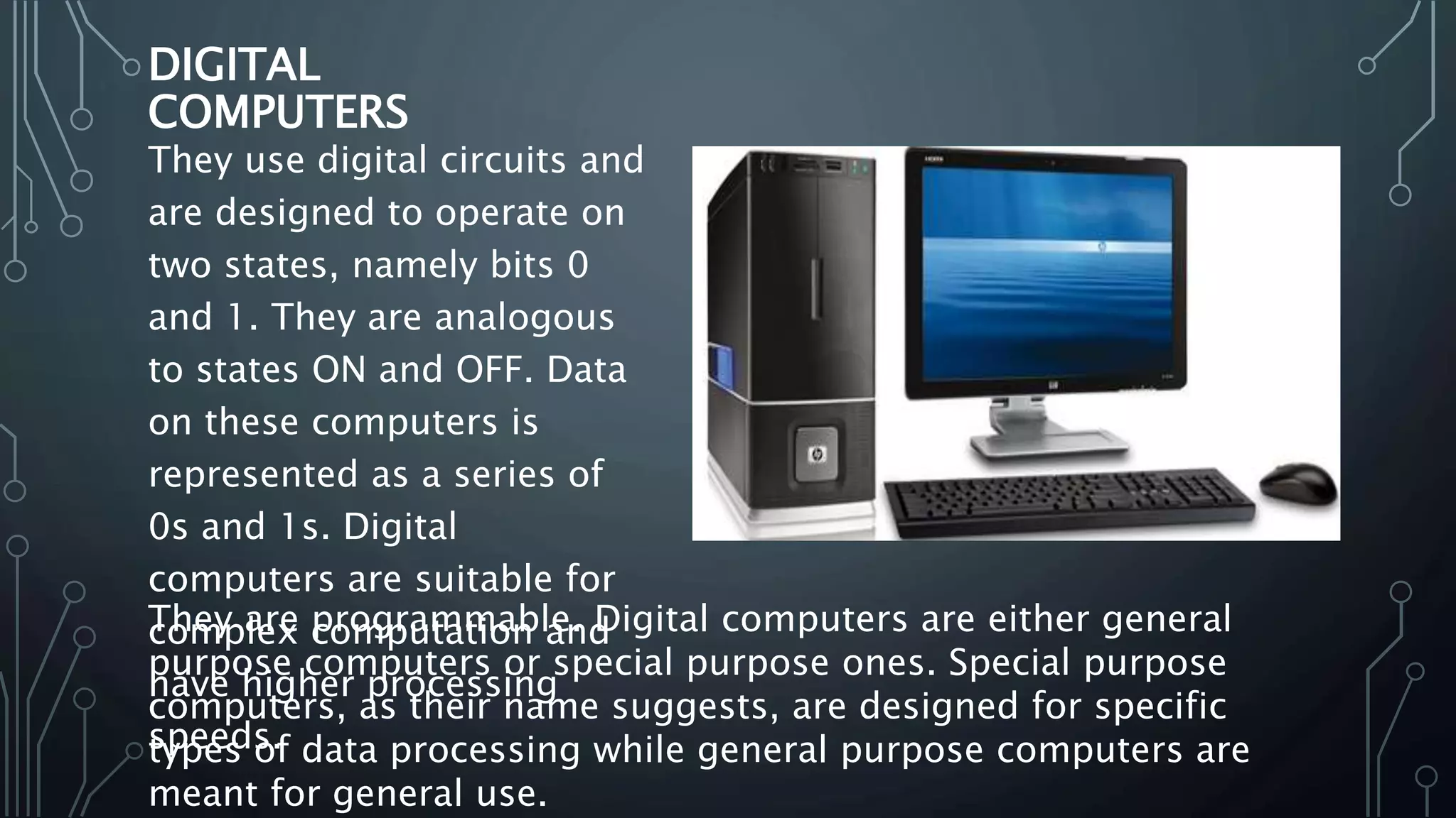 Classification and Types of Computer | PPT