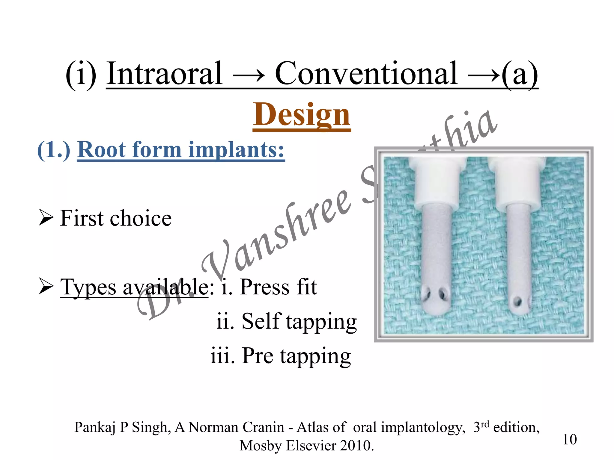 Classification and Types of Craniofacial Implants | PPTX