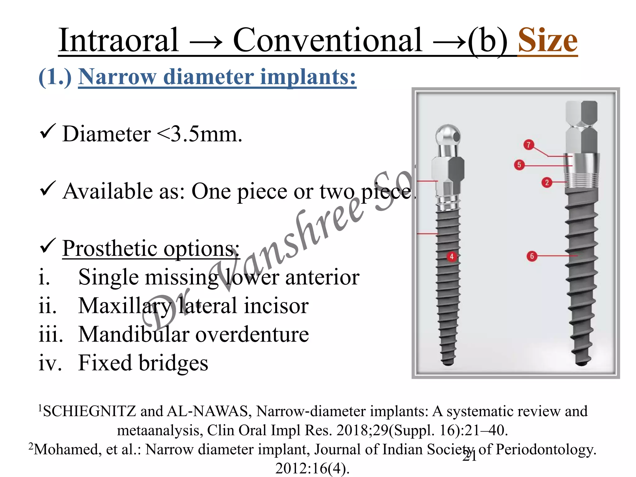 Classification and Types of Craniofacial Implants | PPTX
