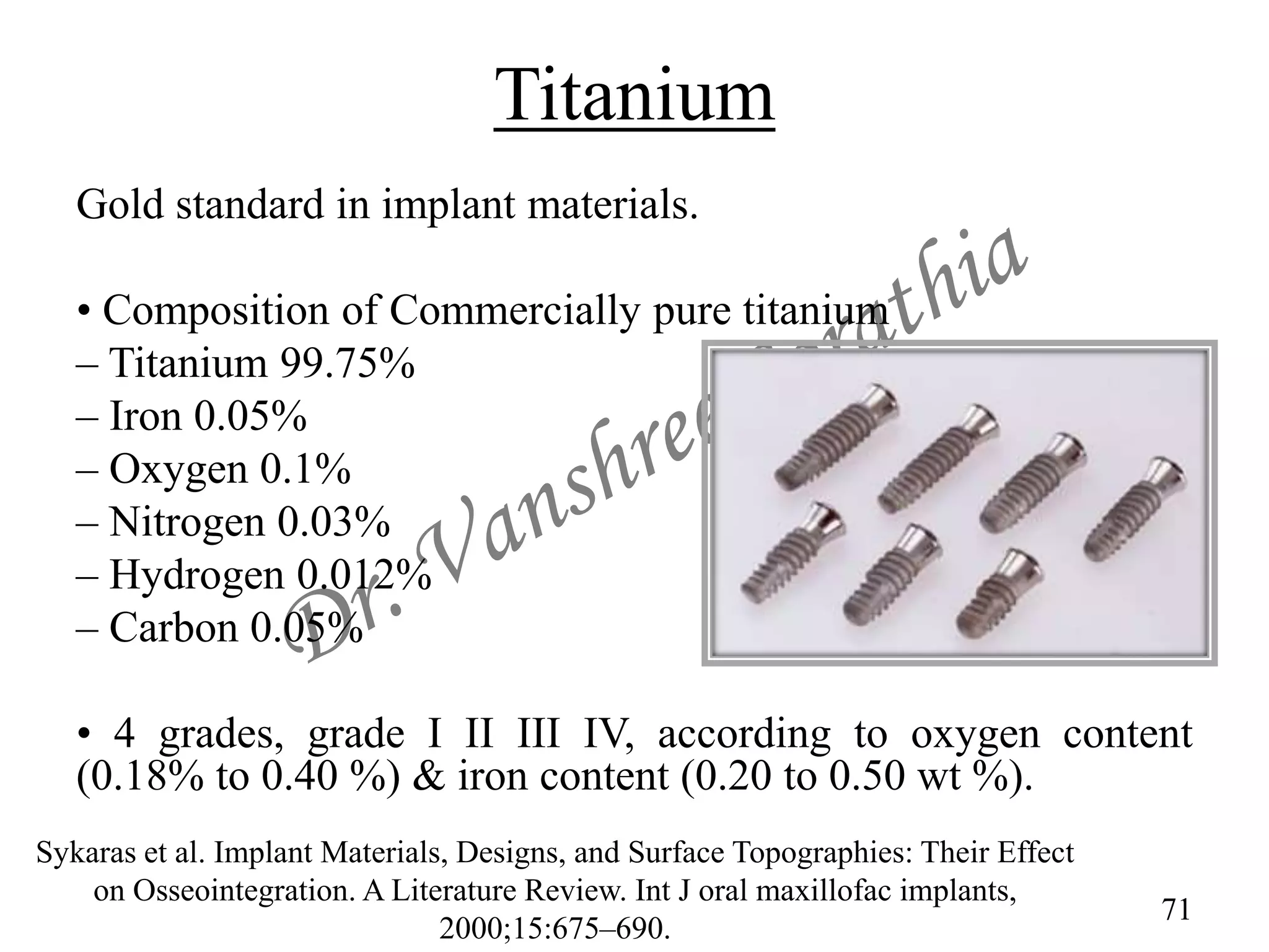 Classification and Types of Craniofacial Implants | PPTX