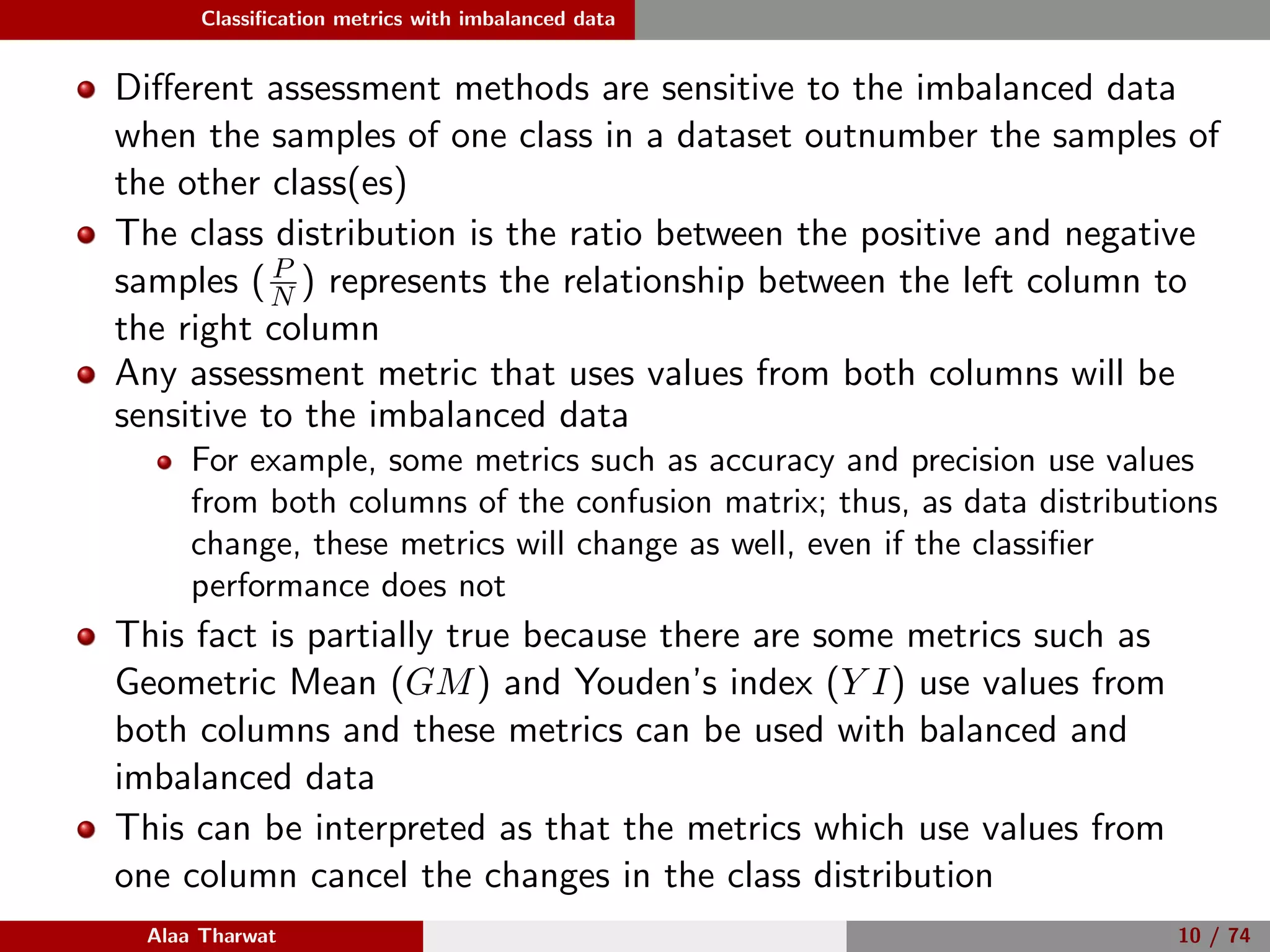 Classification assessment methods | PDF | Educational Assessment | Education