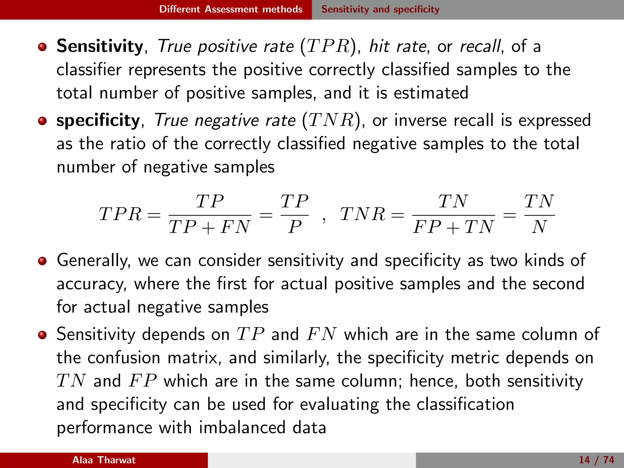 Classification assessment methods | PDF | Educational Assessment ...