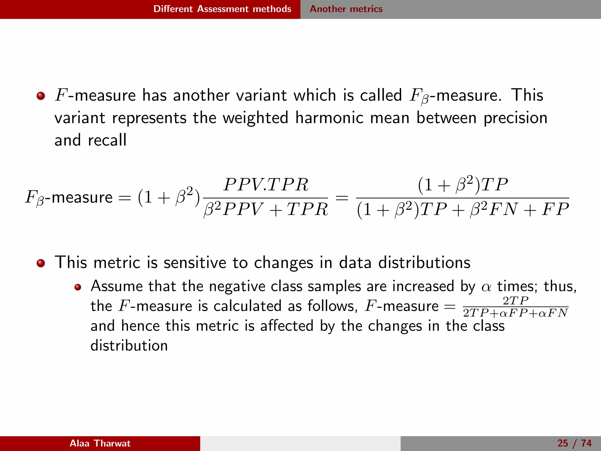 Classification assessment methods | PDF