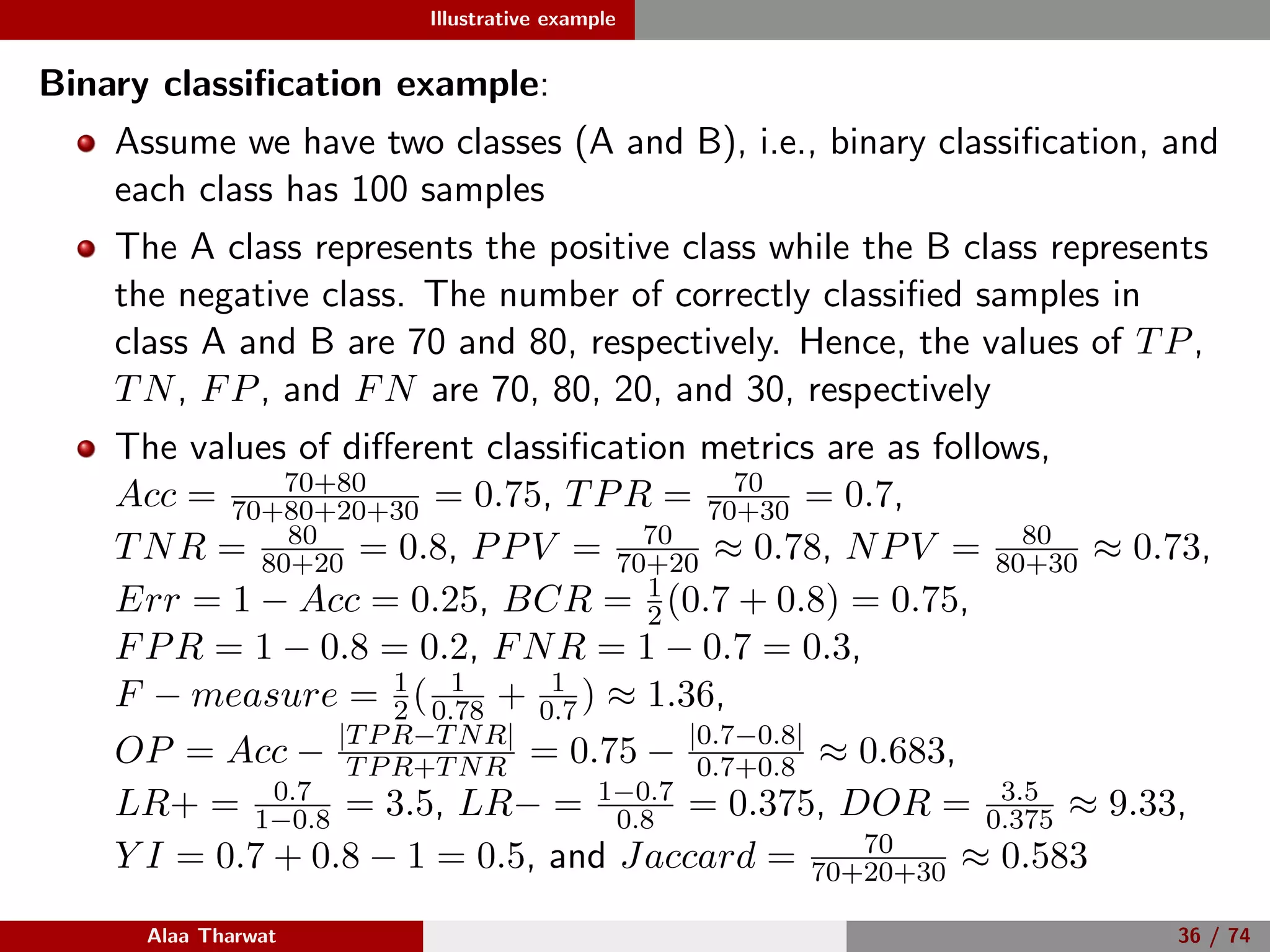 Classification assessment methods | PDF | Educational Assessment ...