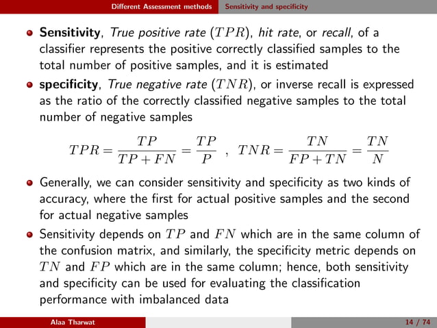 Classification assessment methods | PDF | Educational Assessment ...