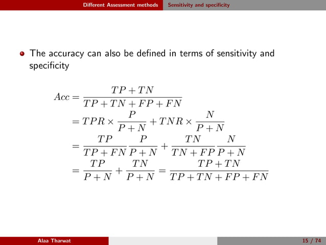 Classification assessment methods | PDF | Educational Assessment ...