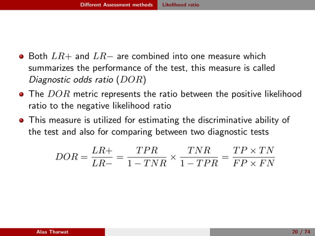 Classification assessment methods | PDF | Educational Assessment ...