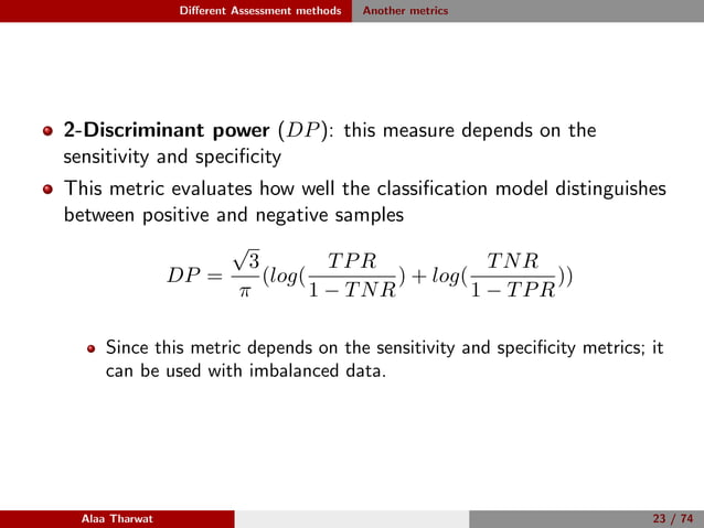 Classification assessment methods | PDF | Educational Assessment ...