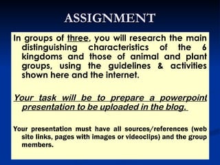 Classification assignment | PPT