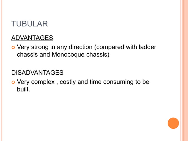 Automobile chassis and classification (frames) | PPTX