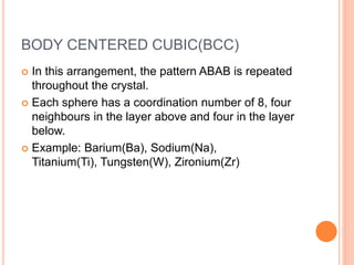 CLASSIFICATION BASED ON PACKING IN CRYSTALS.pptx