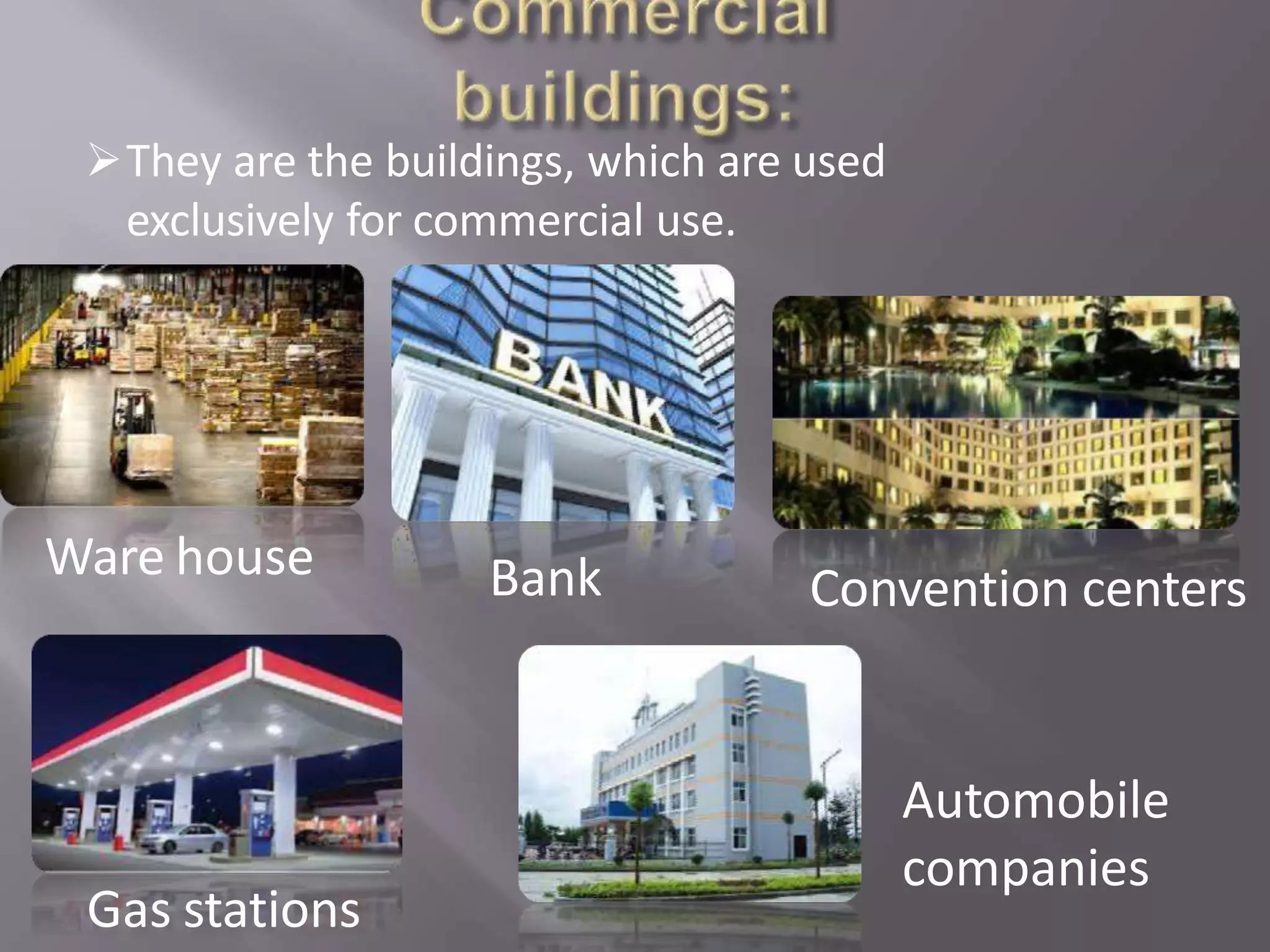 Classification of building | PPTX
