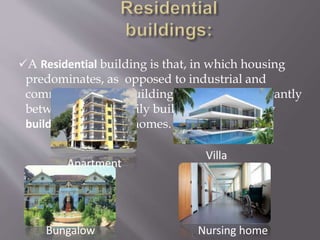 Classification of building | PPTX