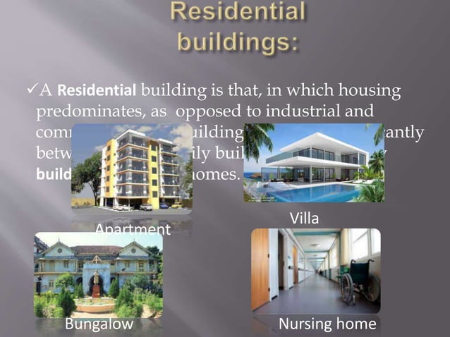 Classification of building | PPTX | Houses | Real Estate