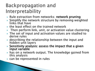 Classification by backpropacation | PPT