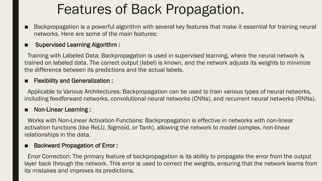 Classification_by_back_&propagation.pptx | Artificial Intelligence | Technology & Computing