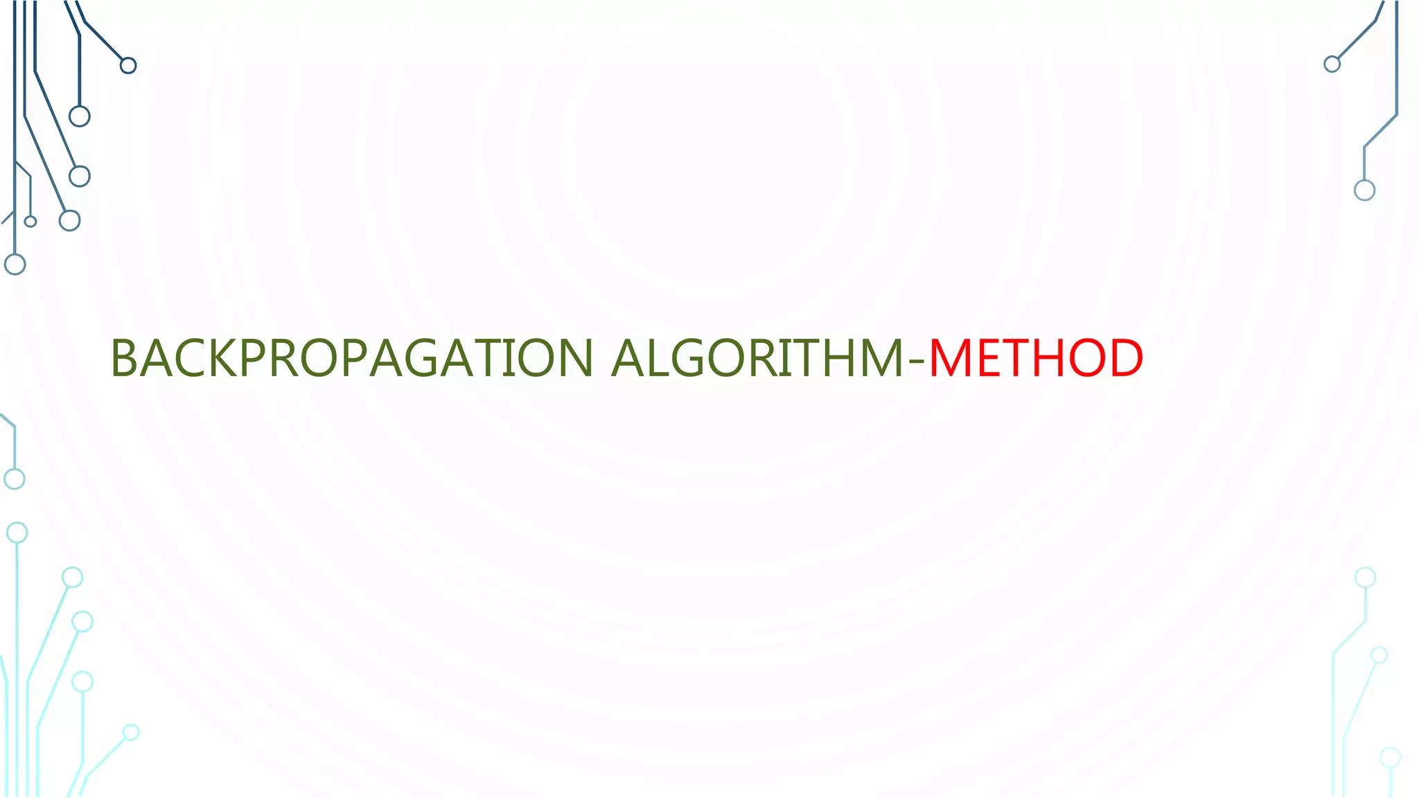 Classification By Back Propagation Multi Layered Feed Forward Neural