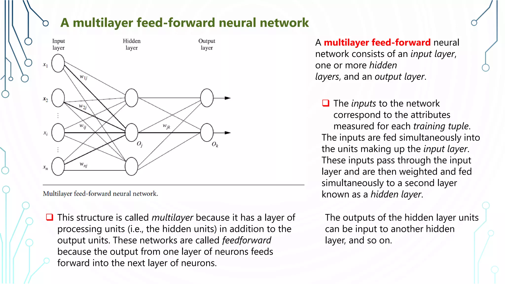 Classification by back propagation, multi layered feed forward neural networks -bihira aggrey | PDF