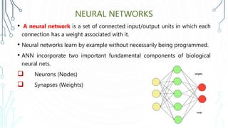Classification by back propagation, multi layered feed forward neural ...