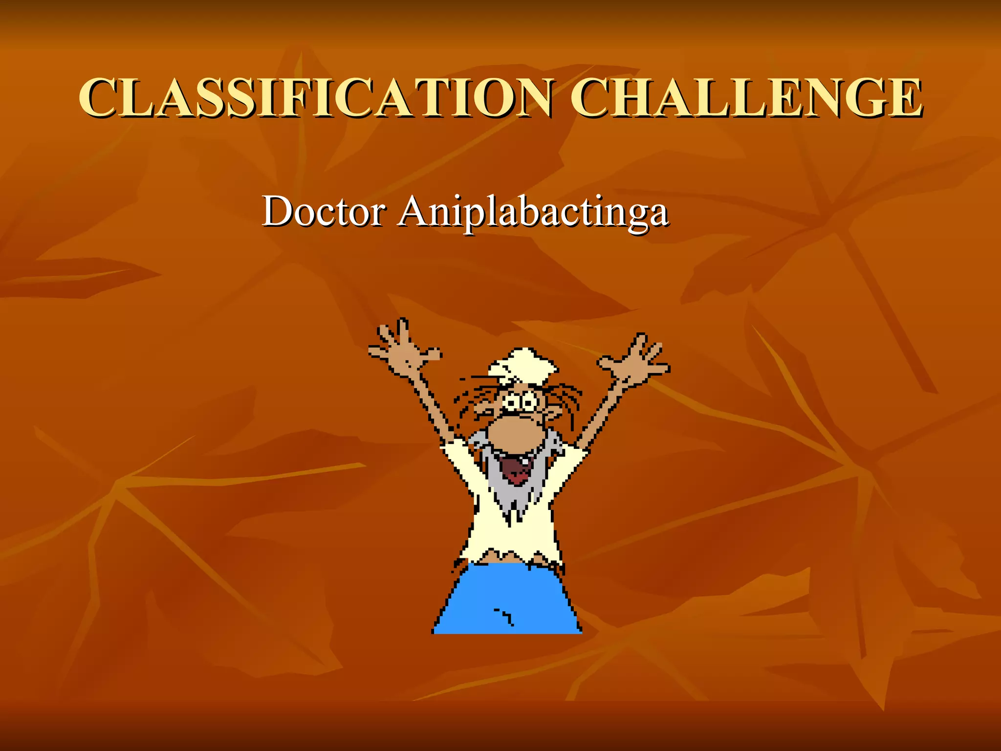 Classification challenge 2 | PPT