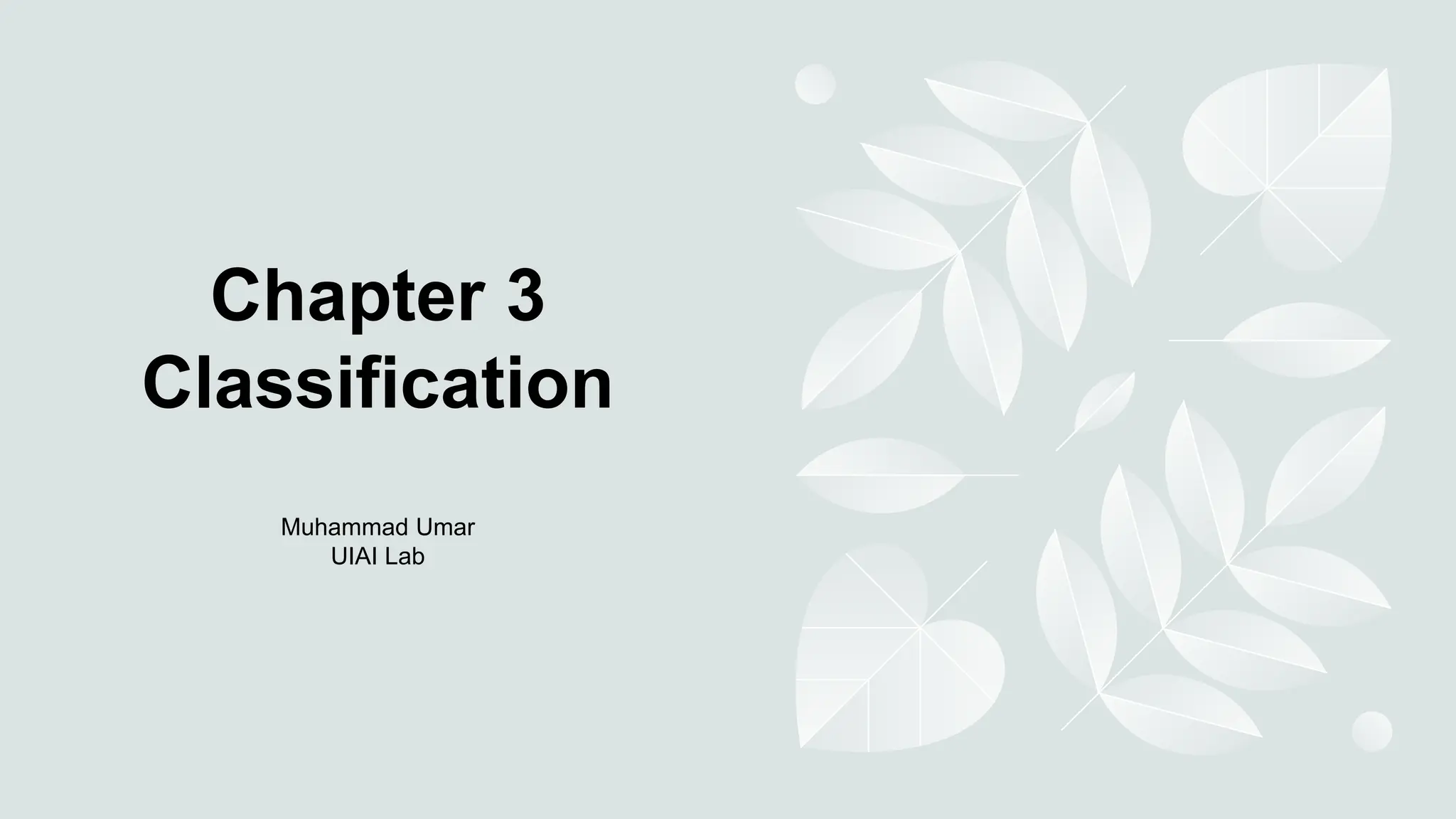Classification Chapter 3 Hands on Machine Learning Book | PPT
