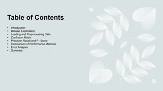 Classification Chapter 3 Hands on Machine Learning Book | PPT