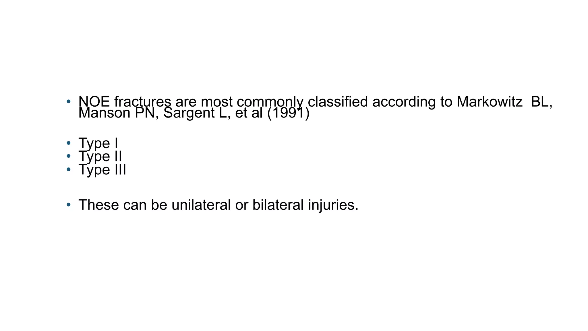 Classification, clinical features of pan facial trauma | PPTX