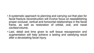 Classification, clinical features of pan facial trauma | PPTX