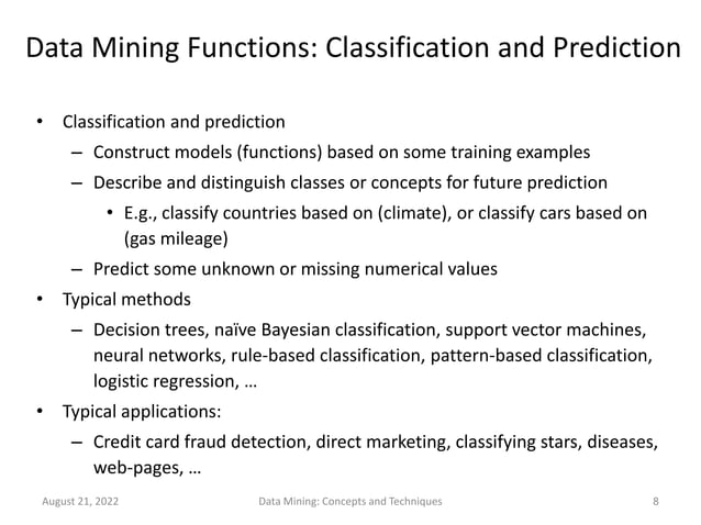 Classification & Clustering.pptx | Databases | Computer Software and Applications