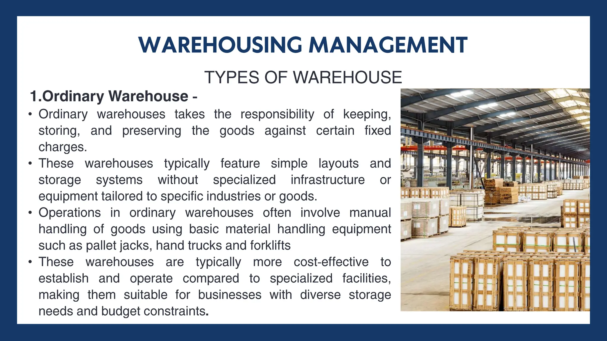 classification, codification, warehouse management.pptx | Logistics ...