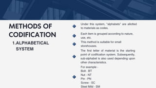 classification, codification, warehouse management.pptx
