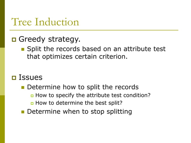 Decision Tree based Classification - ML.ppt