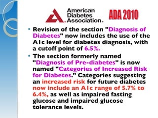 Classification & Diagnosis Of Diabetes | PPT