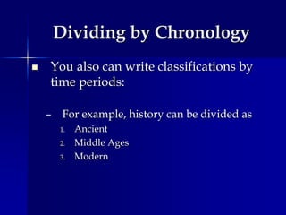 Classification essay | PPT