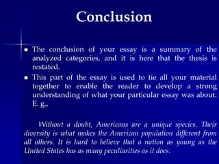 Classification essay | PPT