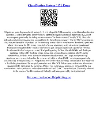 Classification Essay | PDF
