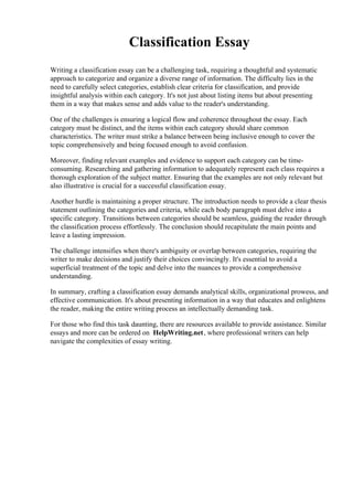 Classification Essay.pdf