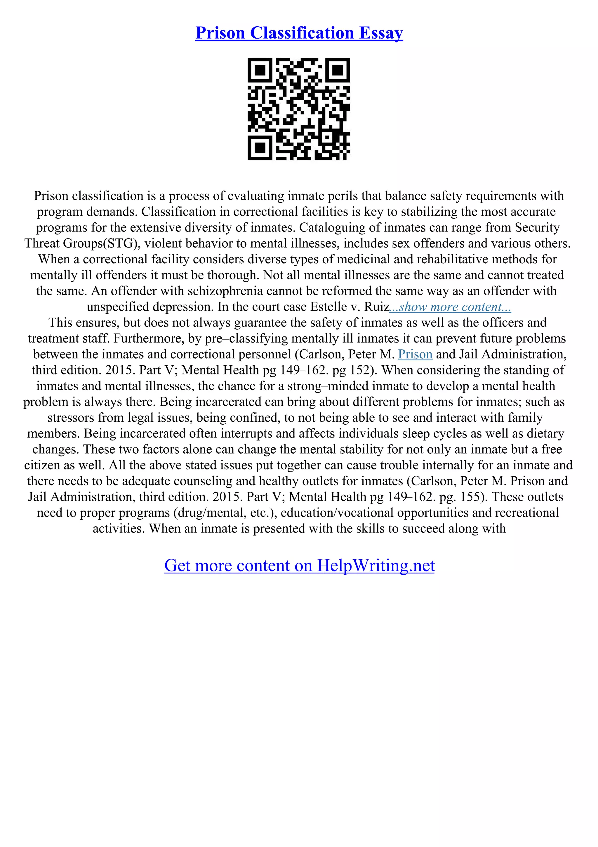 Classification Essays | PDF