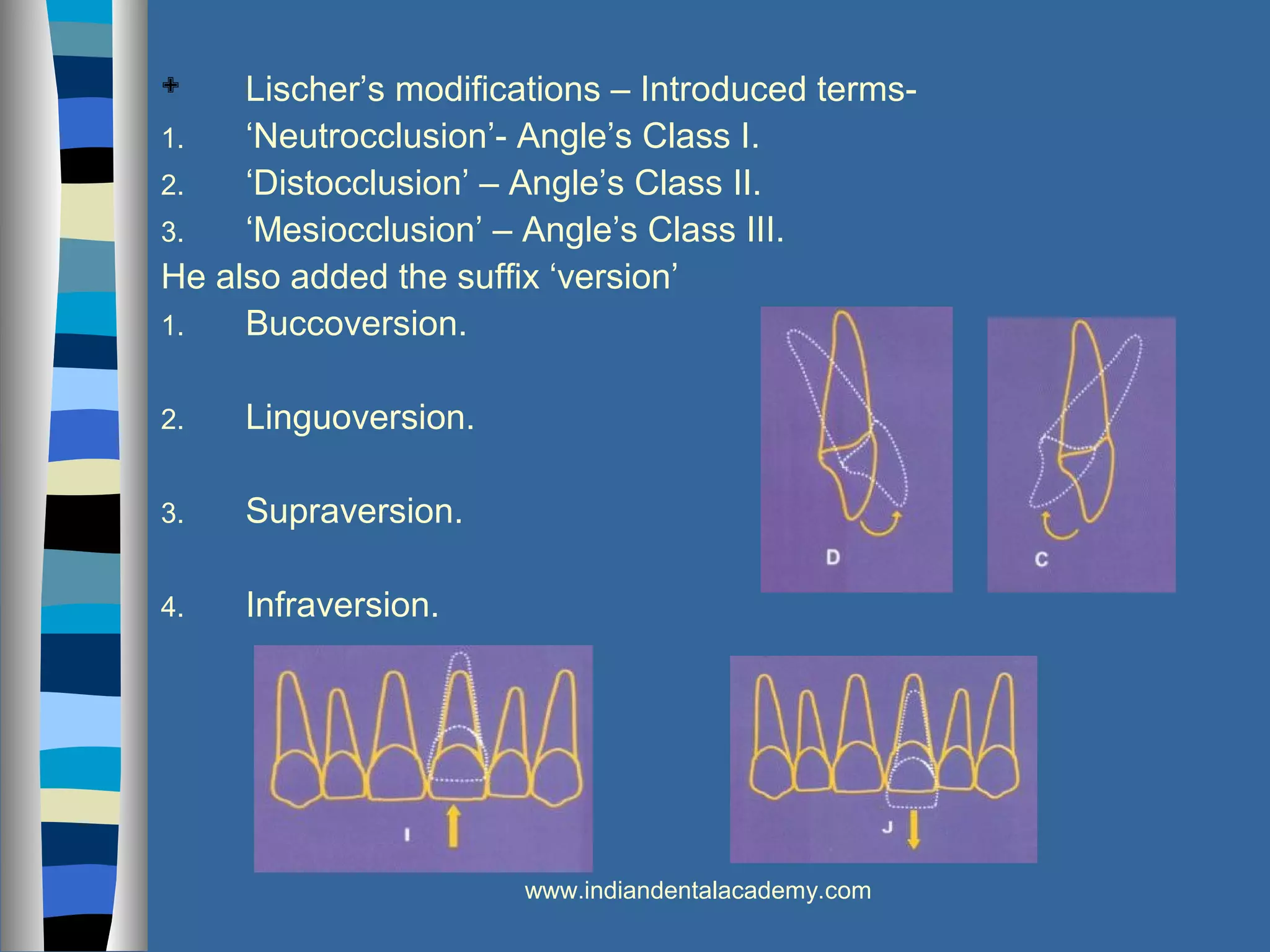 Classification & etiology of malocclusion | PPT