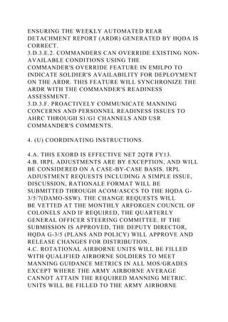 CLASSIFICATIONEXECUTIVE SUMMARYTA-XXXXXXXDD Mmm YY(U.docx