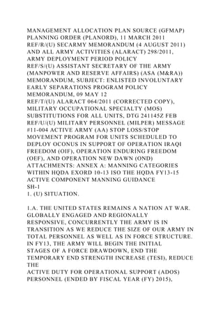 CLASSIFICATIONEXECUTIVE SUMMARYTA-XXXXXXXDD Mmm YY(U.docx