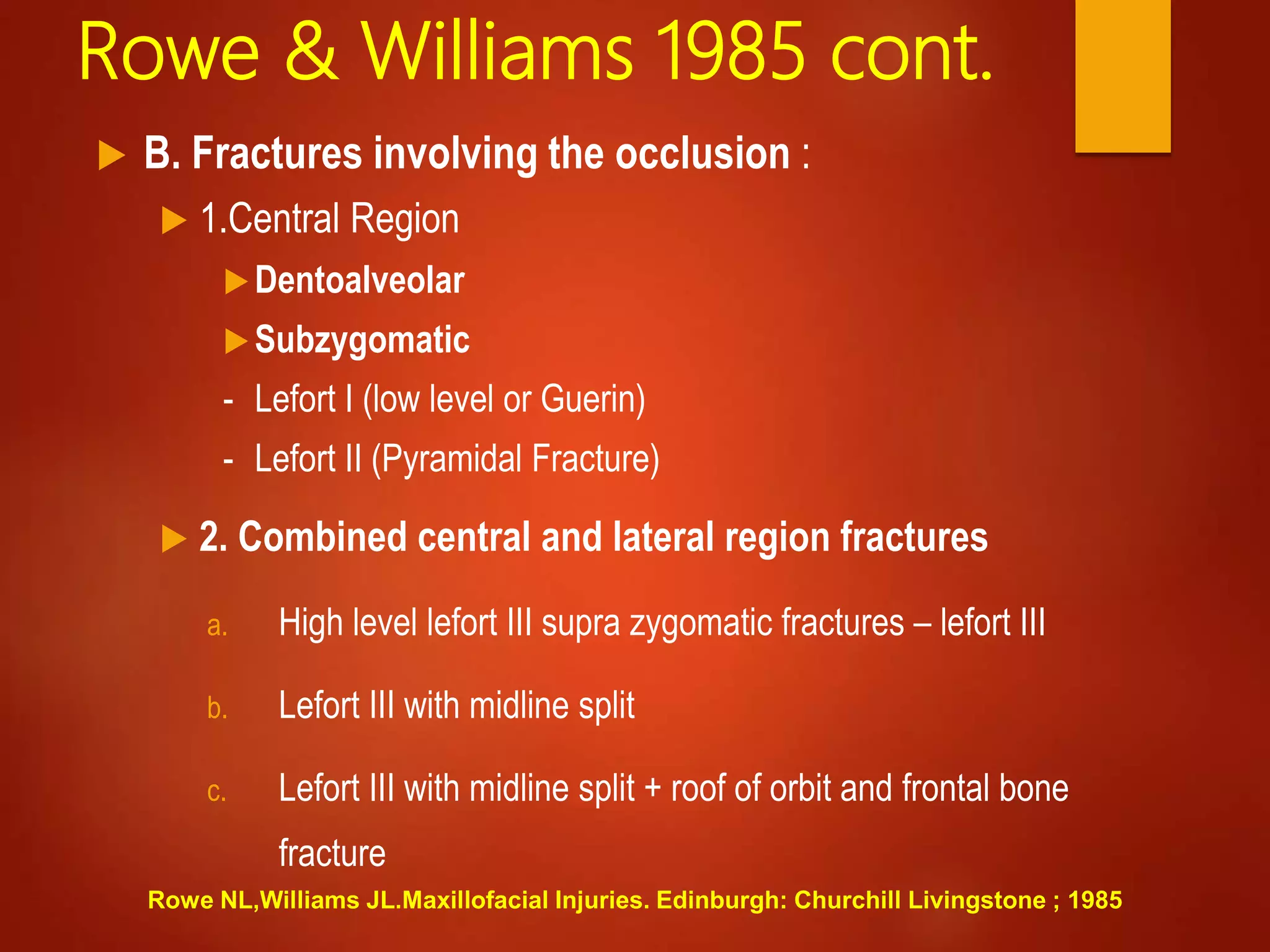 Classification facial fracture current concept | PPTX