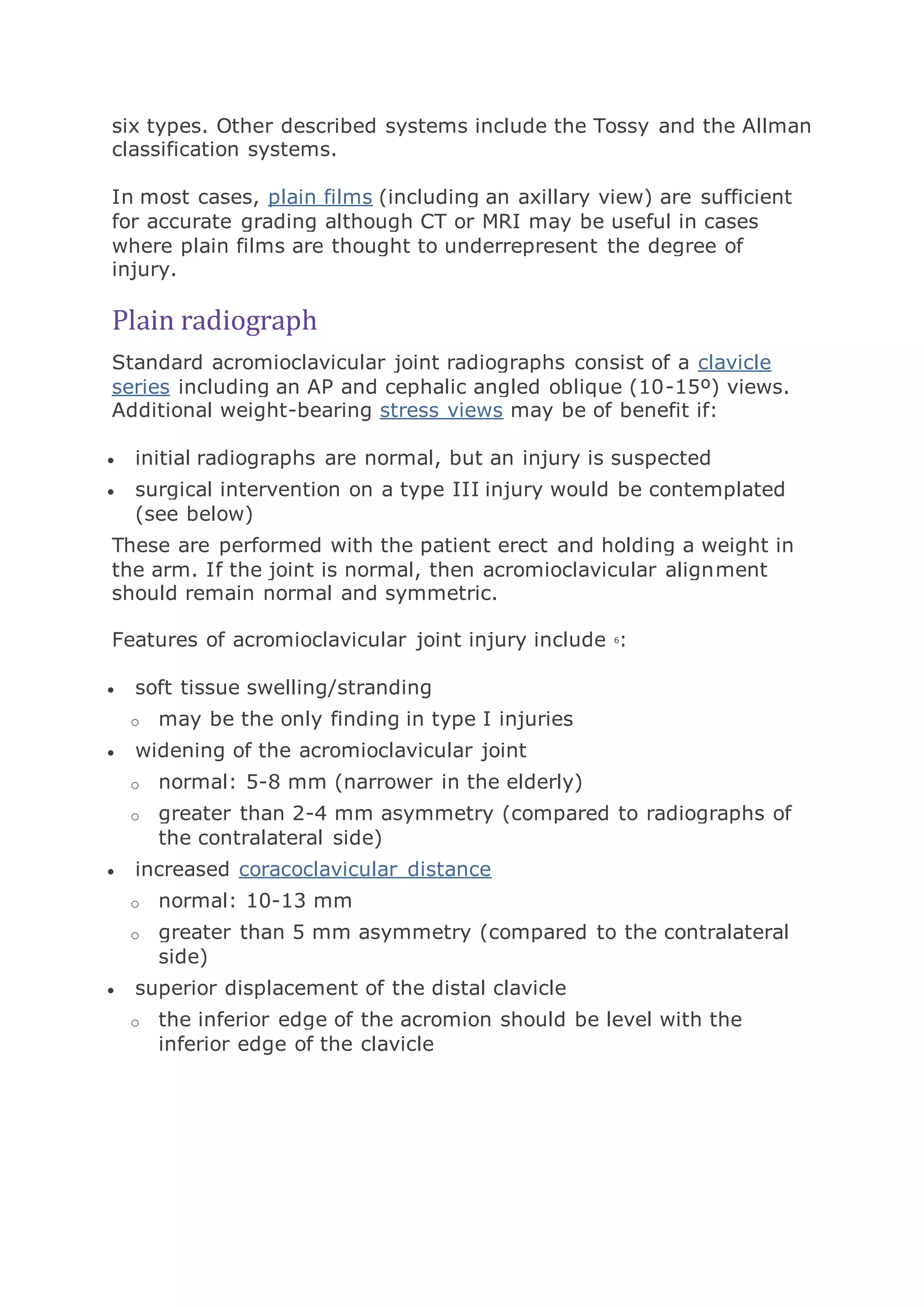 Important radiological classification of fracture and AVN | DOCX