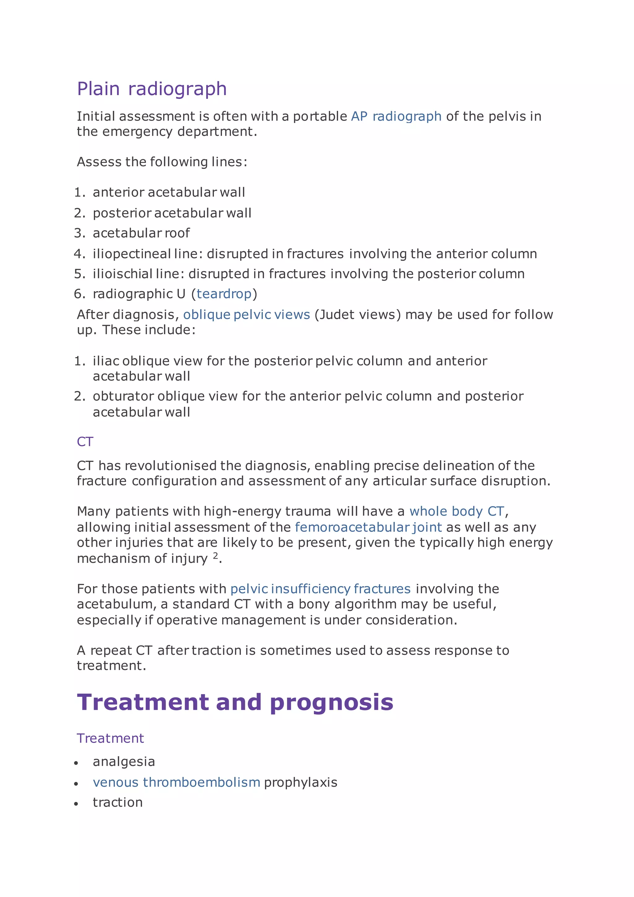 Important radiological classification of fracture and AVN | DOCX