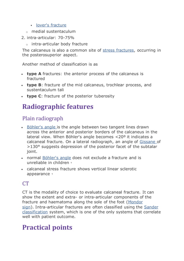 Important radiological classification of fracture and AVN | PDF